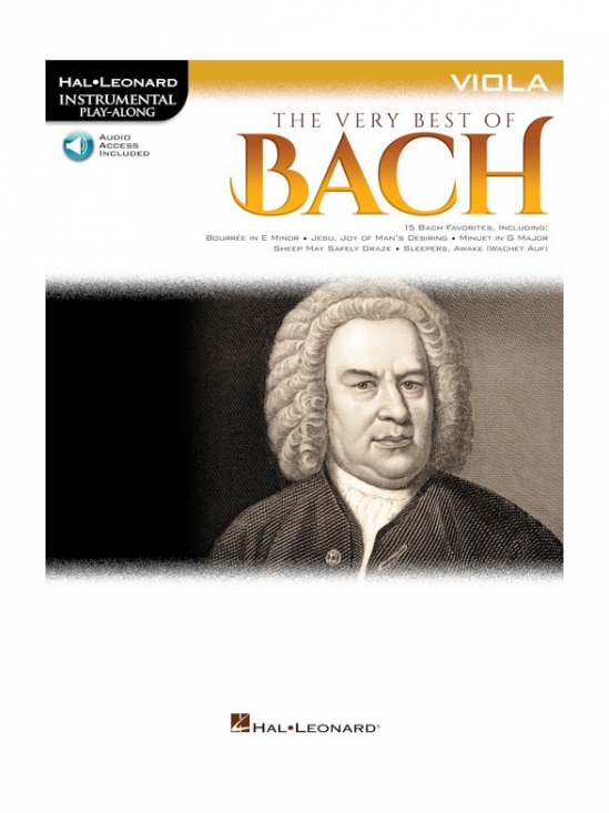 The Very Best of Bach Viola | Klassiskt - Violin - Noter & böck
